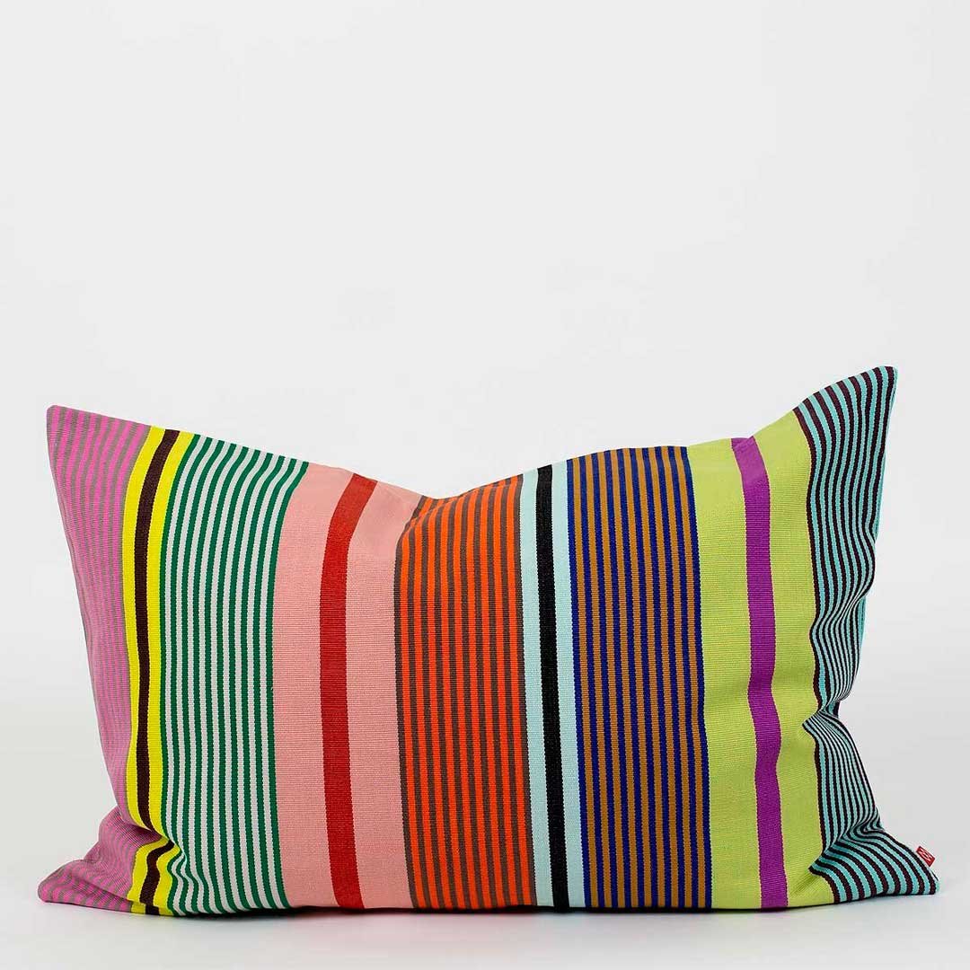 Pudebetræk Fairtrade 50x70cm - Maia - Stribe puder Fairtrade - Moods ApS